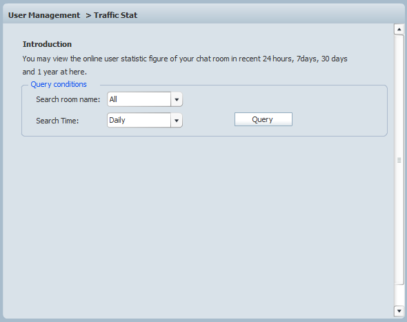 Traffic Status - User Manual of 123 Flash Chat Server Software Version 9.6